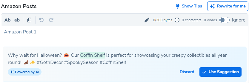 Listing Builder Video: How to Generate Captions for Amazon Posts with ...