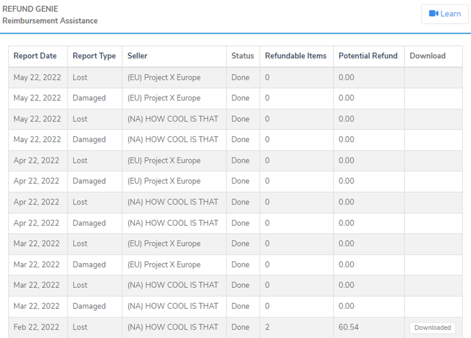 How Do I Navigate the Refund Genie Dashboard? – Helium 10